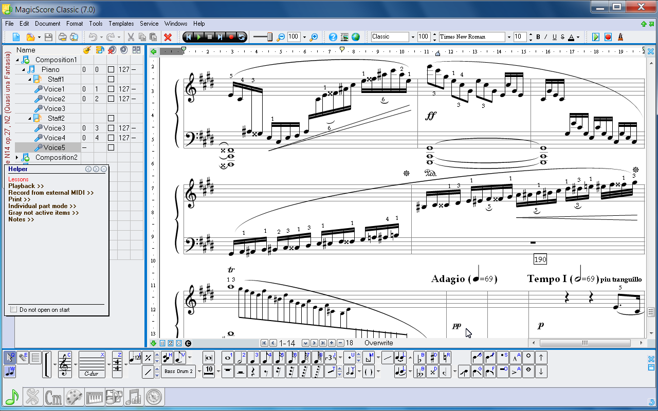 Music Notation and Composition Software – MagicScore Classic 7 Music Notation and Composition Software – MagicScore Classic 7
